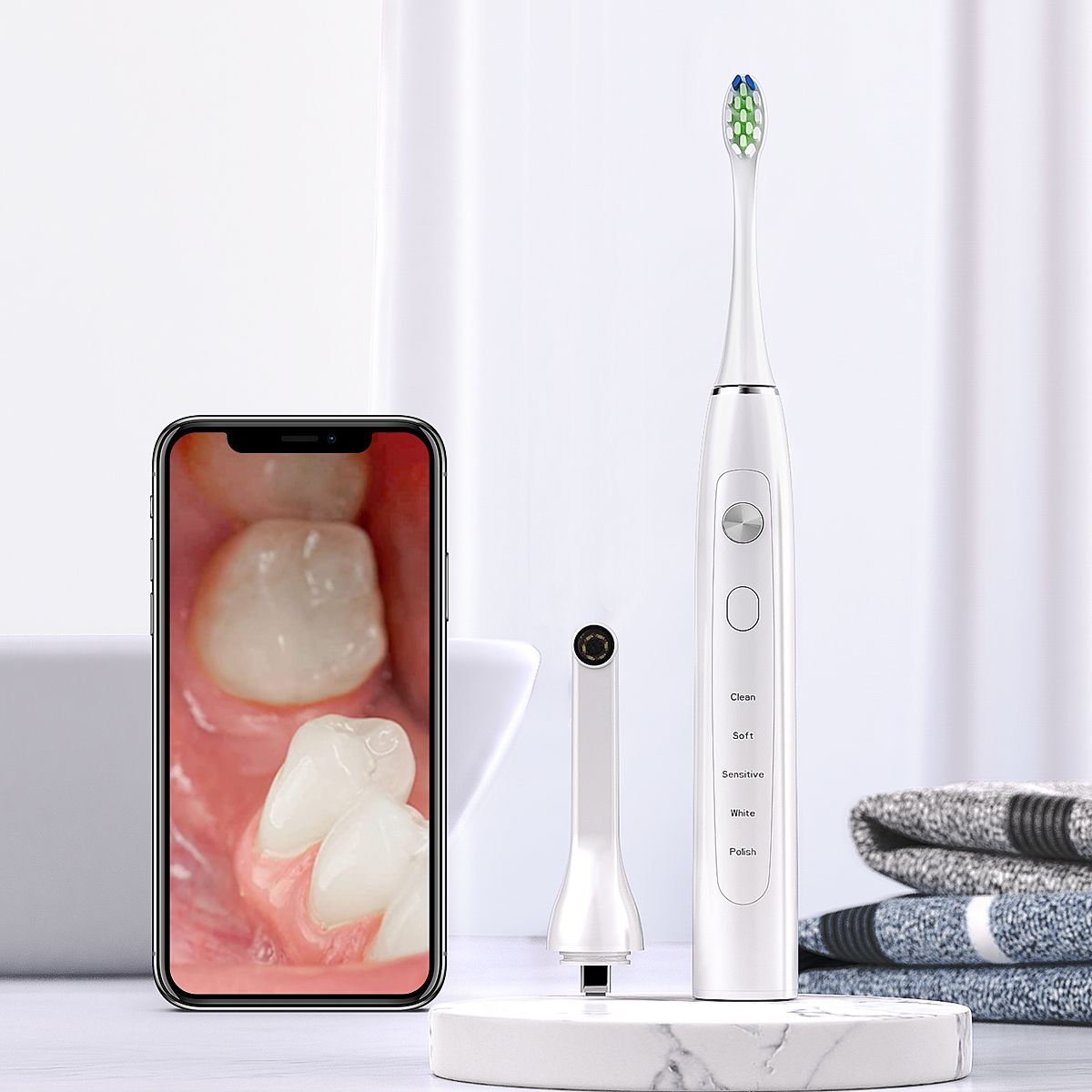 Wholesale Double Sided Electric Toothbrush Visual Tooth Oral Cavity ...